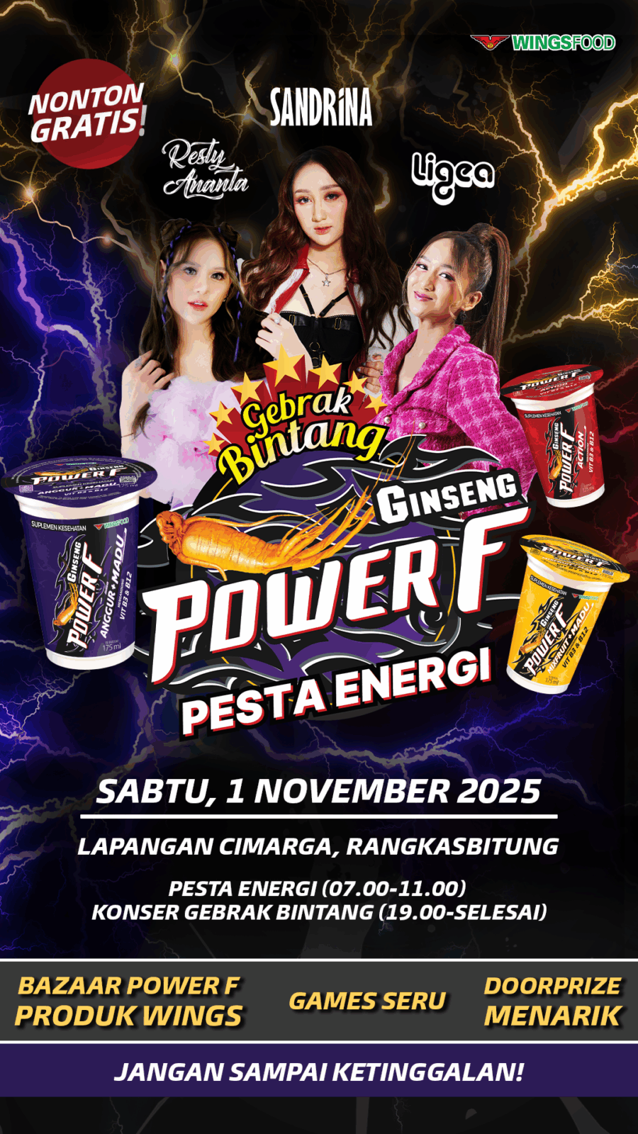 [OFF AIR] Event Gebrak Bintang Power F (Titik 17) - Nagaswara Artist ...